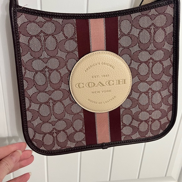 Coach | Bags | Coach Dempsey File Bag Crossbody In Signature Jacquard ...